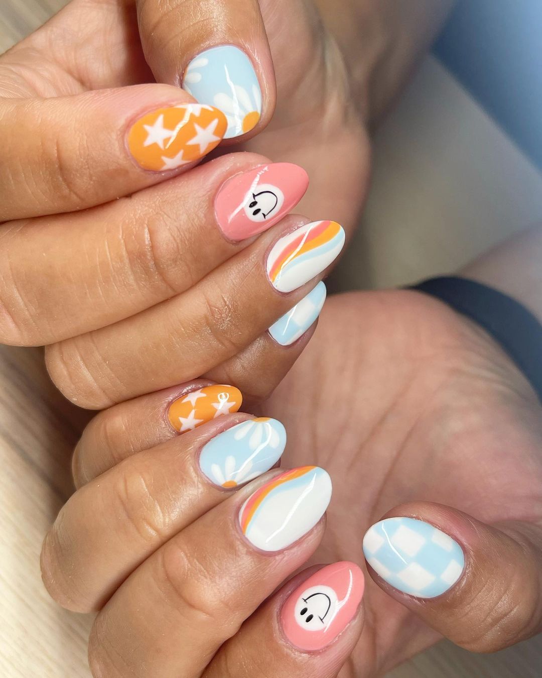 75 Smiley Face Nail Design To Make You Smile Happy Face Nails Wedbook