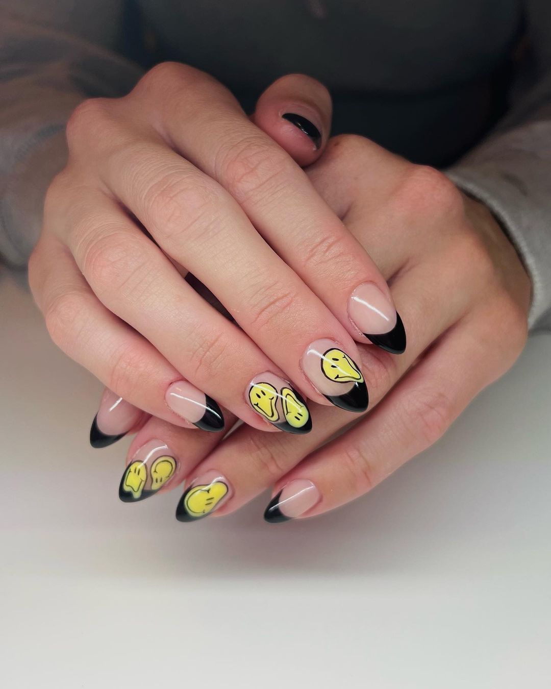 75 Smiley Face Nail Design To Make You Smile Happy Face Nails Wedbook
